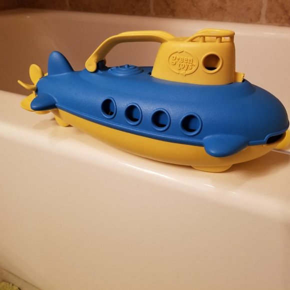 Toys | Kids Yellow And Blue Plastic Submarine Toy | Poshmark